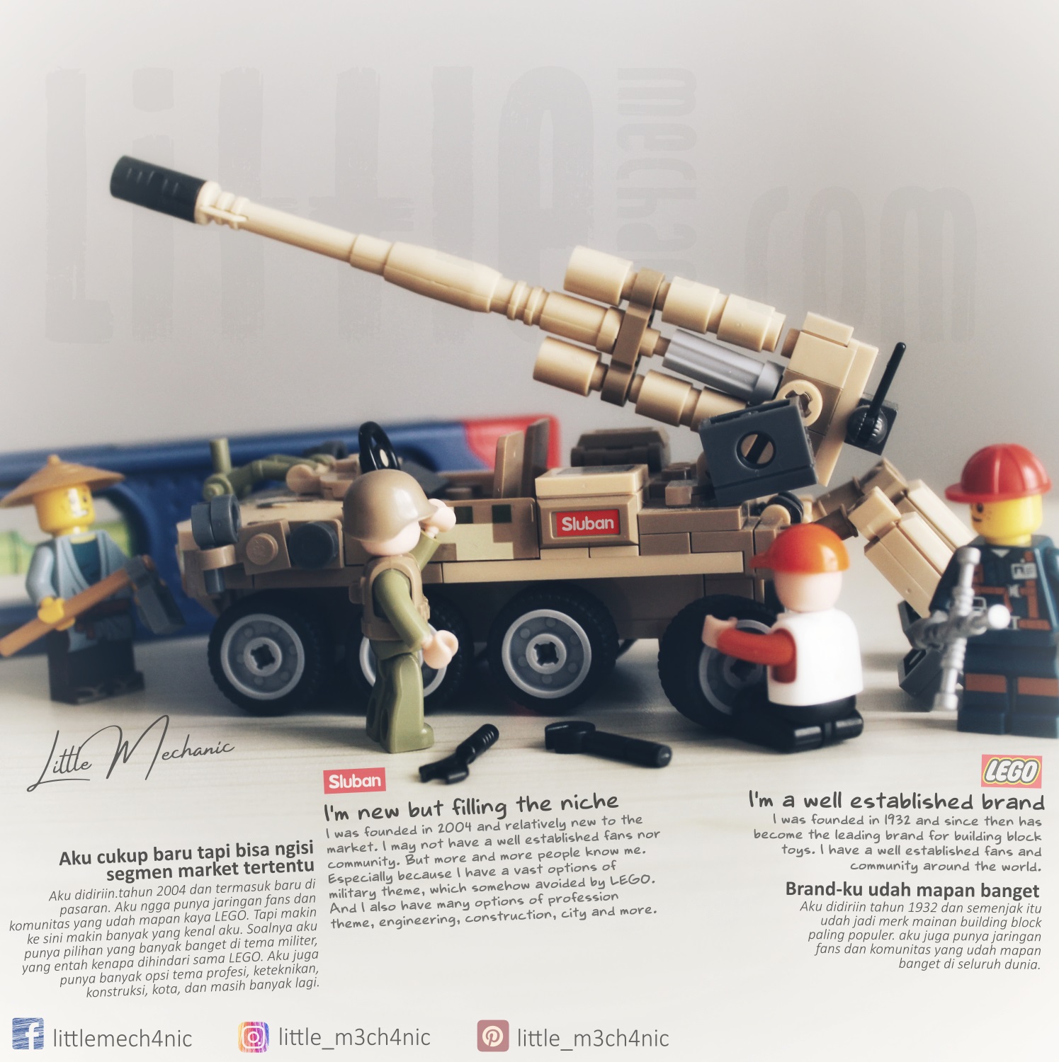 Well Established LEGO | Niche Filling Sluban – Little Mechanic