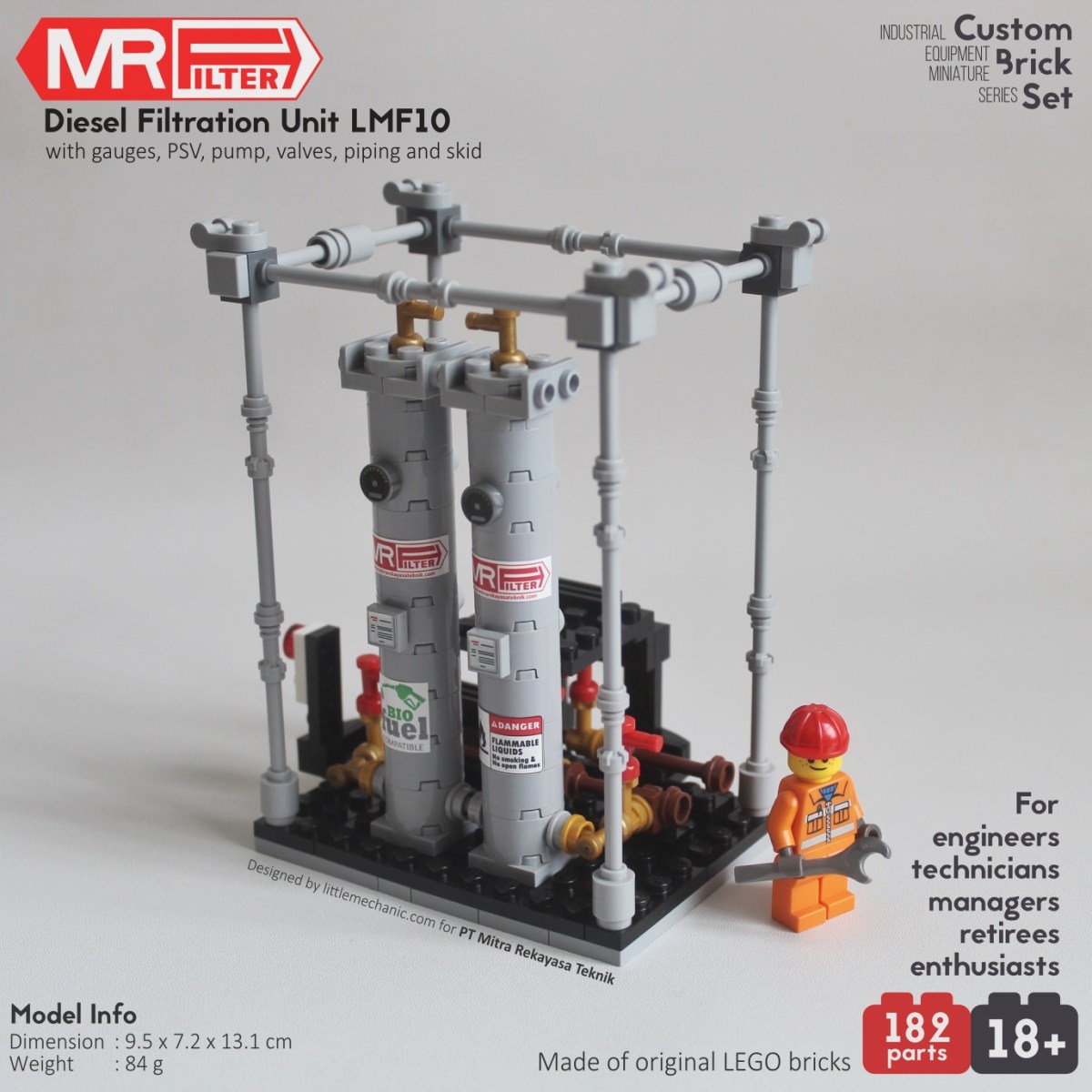 Diesel Fuel Filter Custom LEGO – Little Mechanic