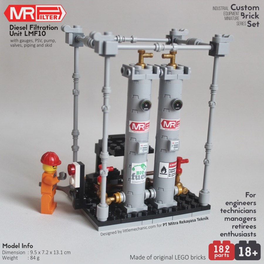Diesel Fuel Filter Custom LEGO – Little Mechanic