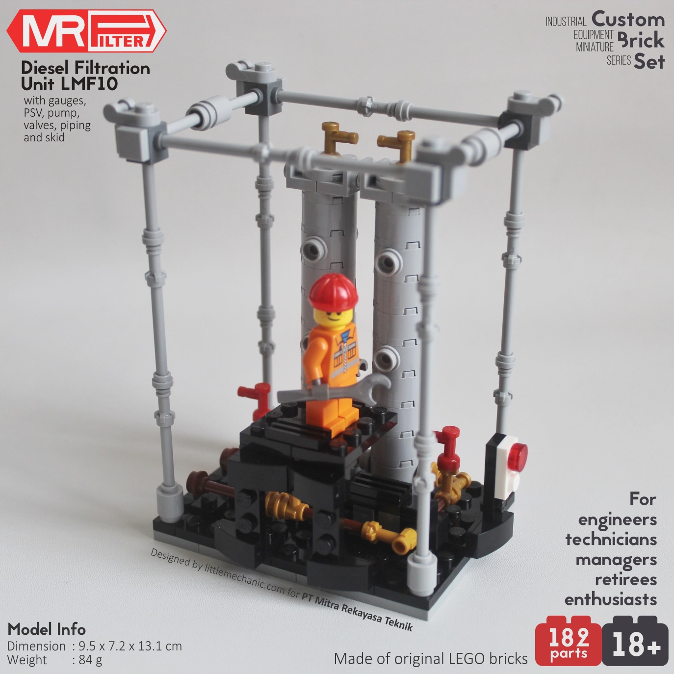 Diesel Fuel Filter Custom LEGO – Little Mechanic